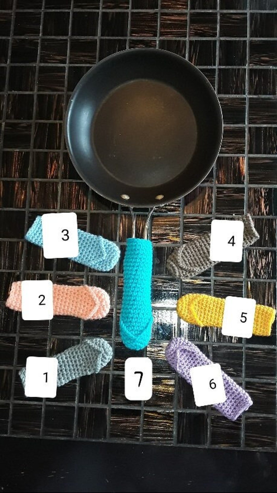 Crocheted Pan Handle Covers - Etsy