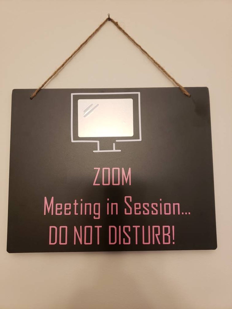 Zoom Meeting Sign - Etsy