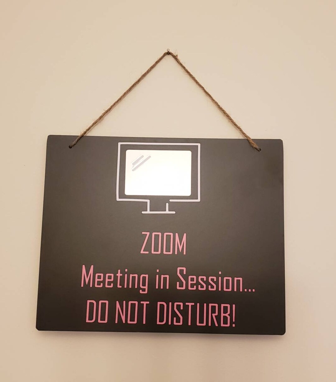 Zoom Meeting Sign - Etsy