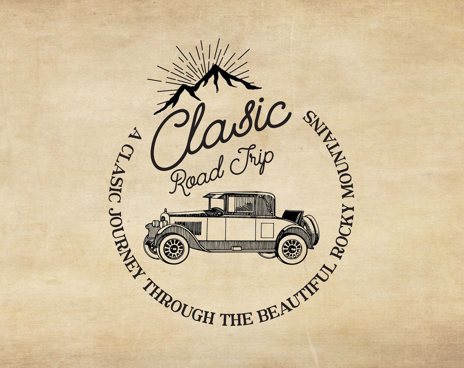 Custom Hand Drawn Retro Vintage Logo Design Logo Design - Etsy