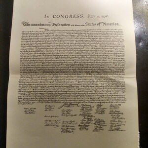 1776 Unite States Constitution Original Print Document | Etsy