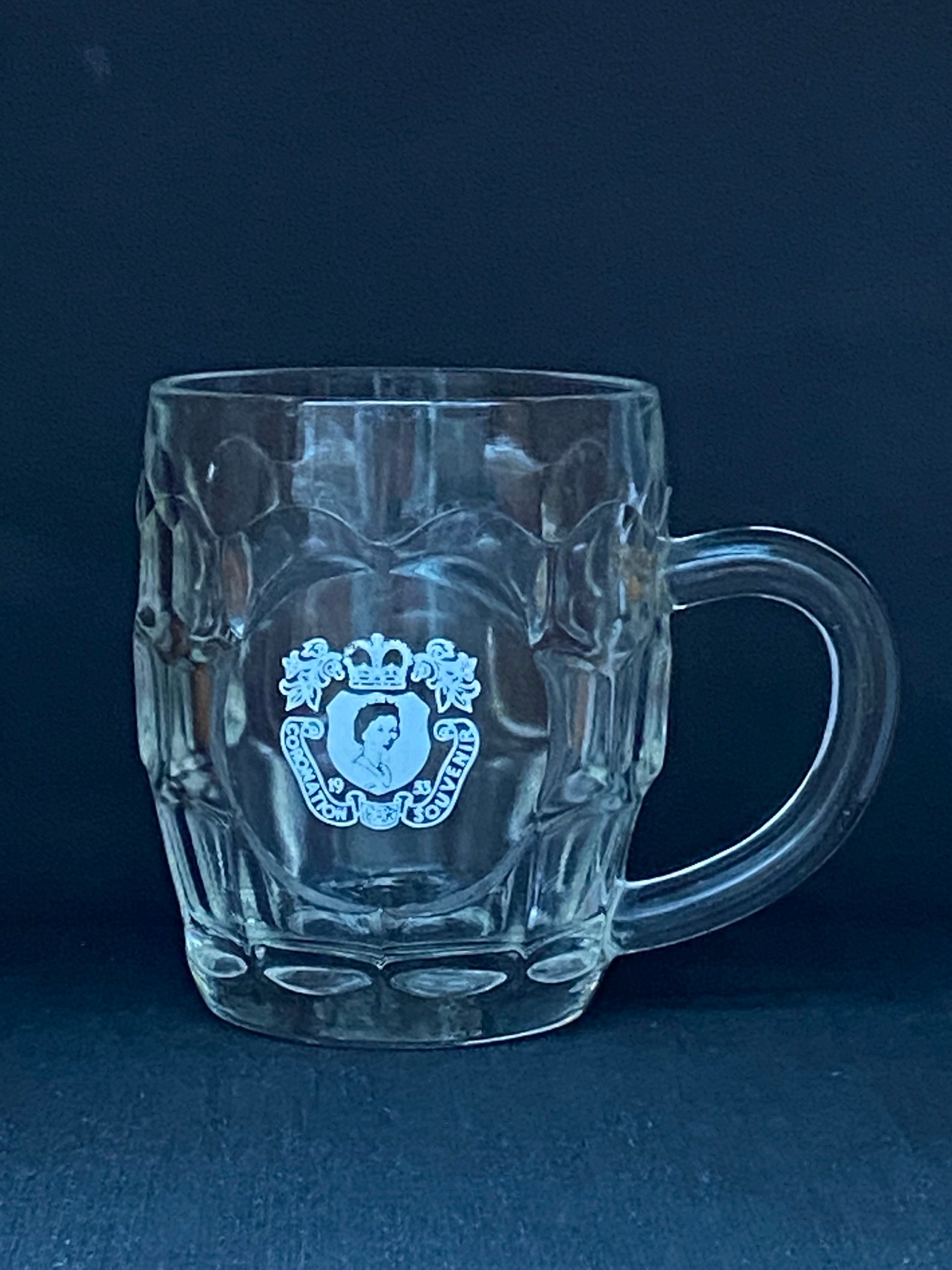 VINTAGE Dimple Half Pint Beer Glass From 1950s. Midcentury - Etsy