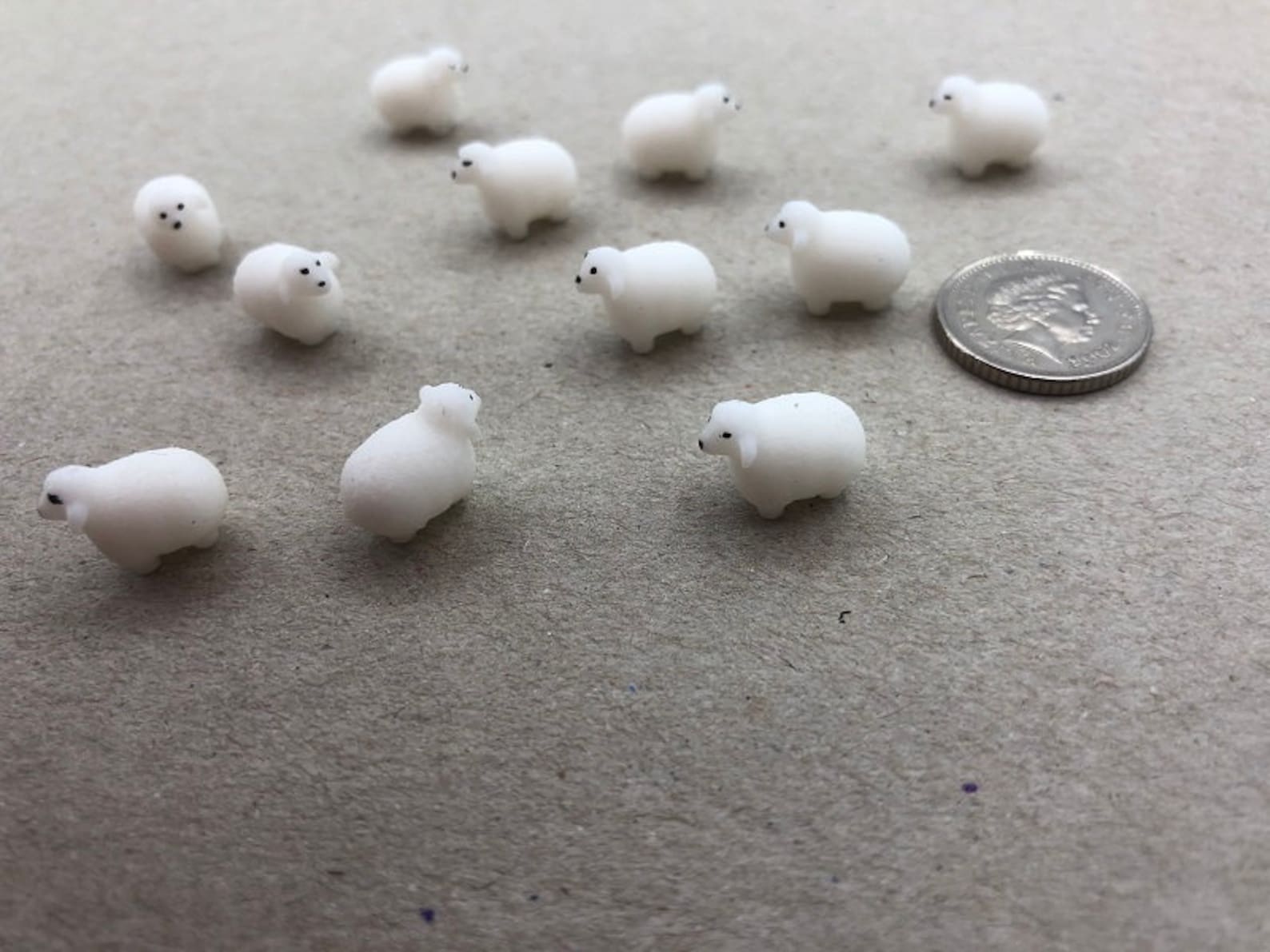 Tiny Little Sheep Miniature Farm Animal Fairy Garden - Etsy