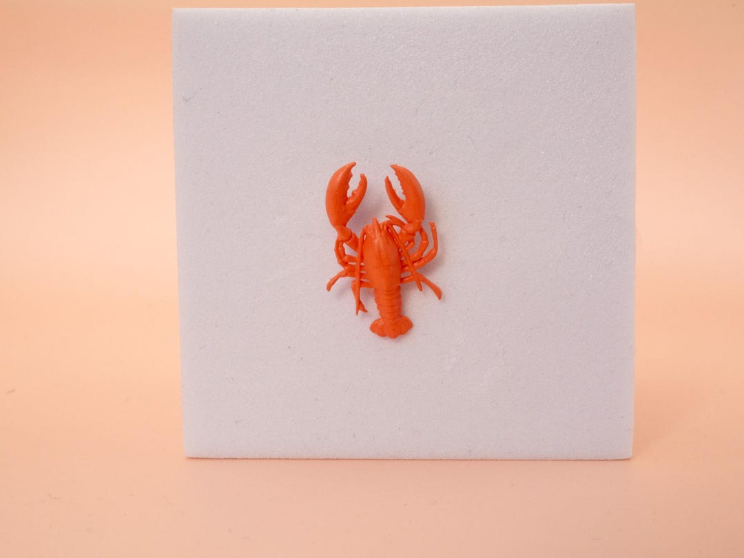 Lobster Miniature, Tiny Animal Figurine, Dollhouse Decor, Diorama ...