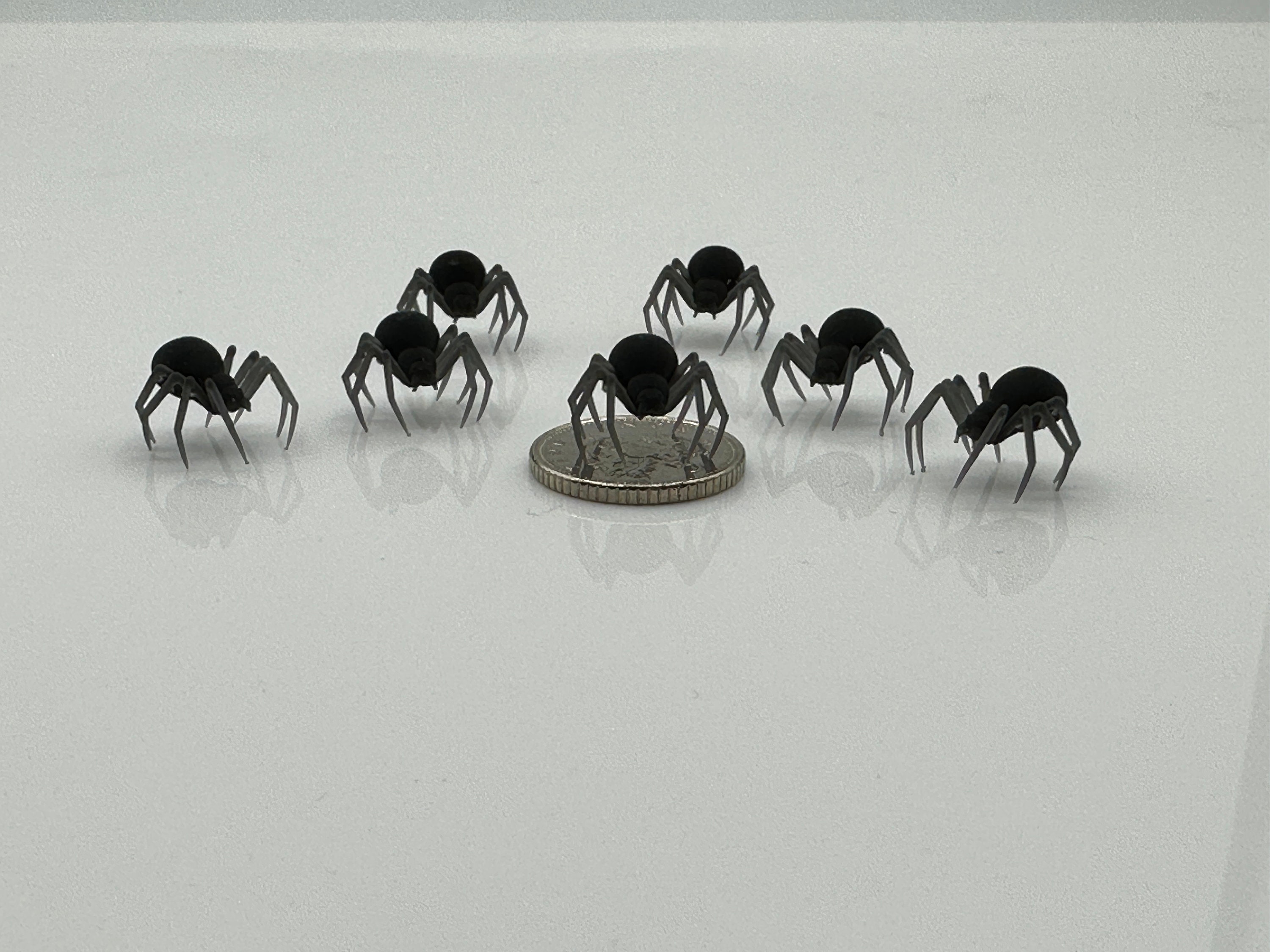 Small Miniature Spider Miniature Spiders Halloween - Etsy UK