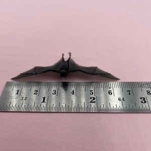 Delightful Hanging Bat Figurine 6cm Wide | Unique Decor | Miniature ...
