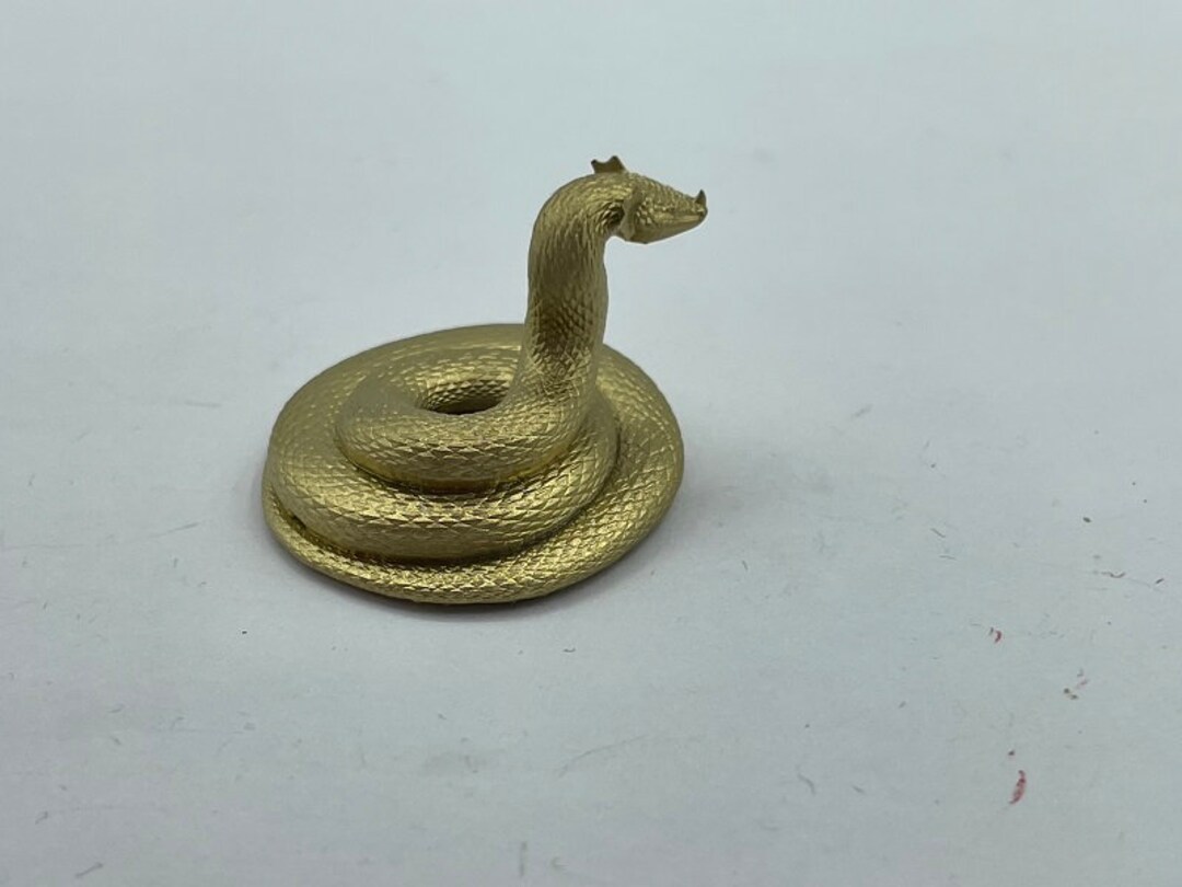 Little Coiled Snake Figurine, Snake Ornament, Reptile Lover Gift ...