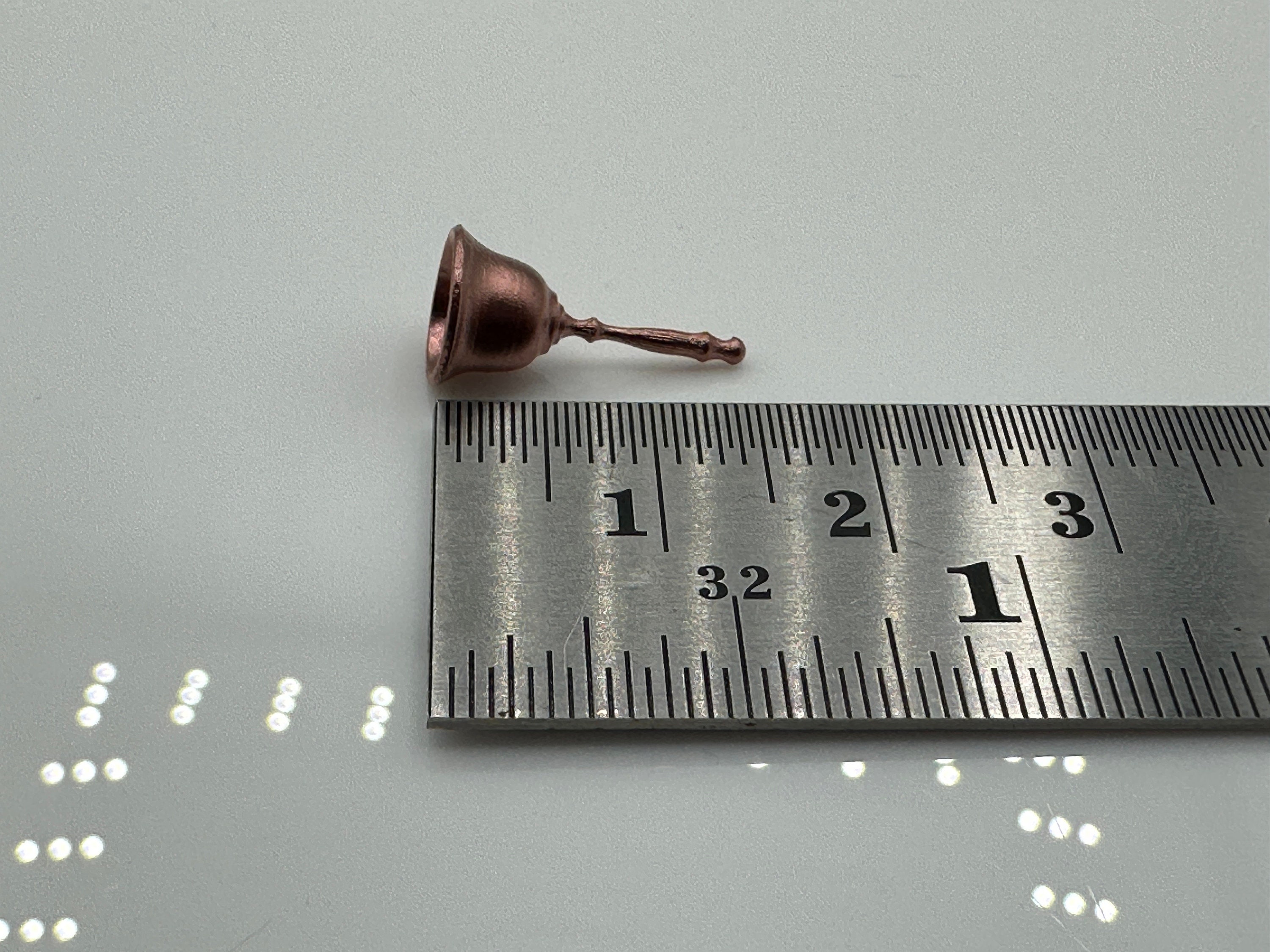Bell Miniature, Dollhouse Decor, Diorama Accessory, Collectible Display ...
