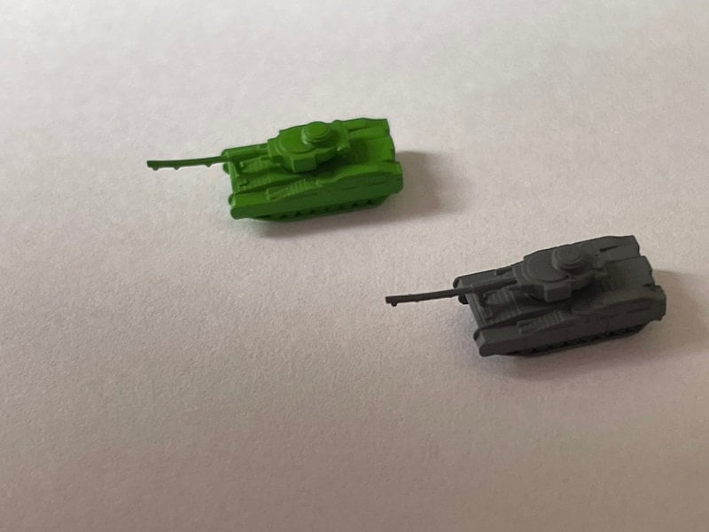 Tiny Tank Miniature, Dollhouse Decor, Diorama Accessory, Collectible ...