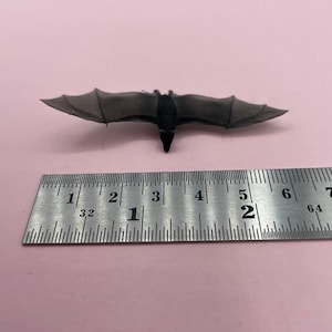 Delightful Hanging Bat Figurine 6cm Wide | Unique Decor | Miniature ...