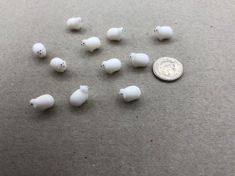 Tiny Little Sheep Miniature Farm Animal Fairy Garden - Etsy