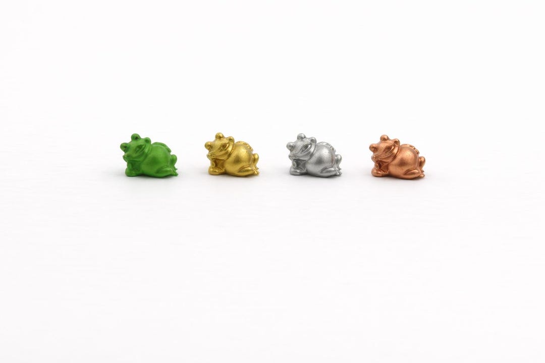 Lying Frog Miniature, Tiny Animal Figurine, Dollhouse Decor, Diorama ...