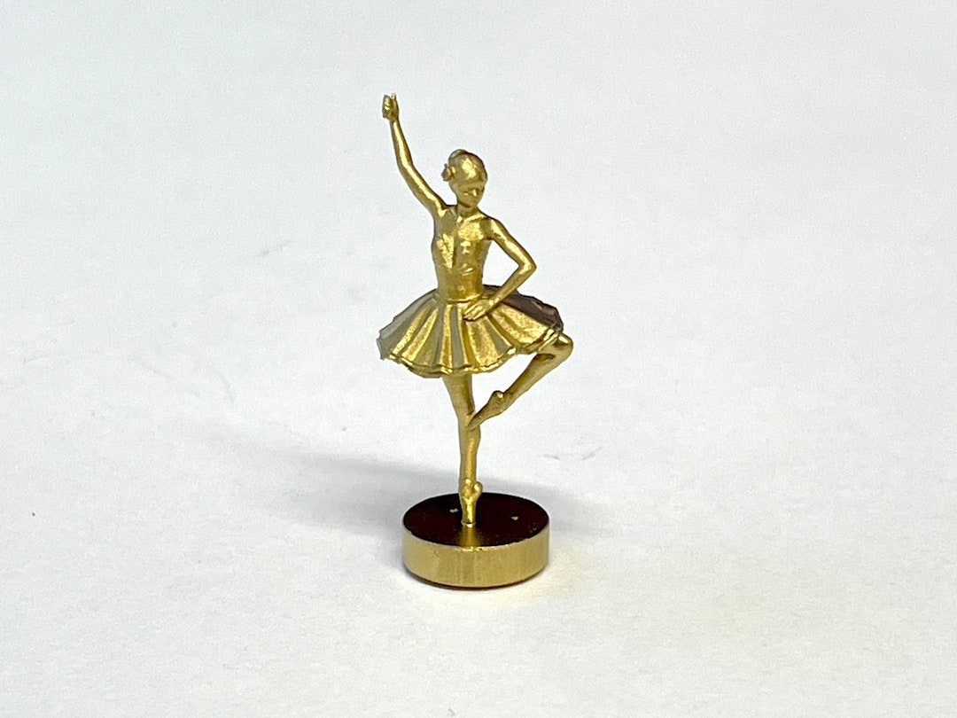 Ballerina Miniature, Dollhouse Decor, Diorama Accessory, Collectible ...