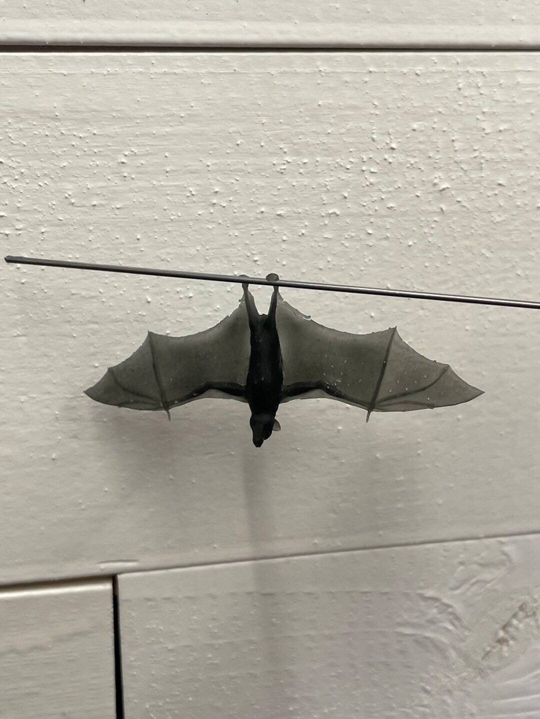 Delightful Hanging Bat Figurine 6cm Wide | Unique Decor | Miniature ...