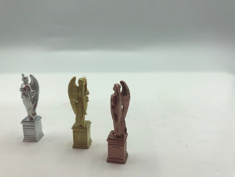 Statue Angel Plinth Statue Miniature, Dollhouse Decor, Diorama ...