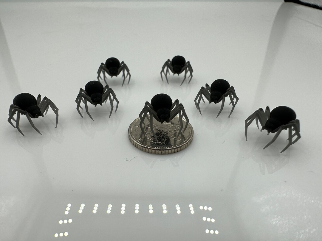 Small Miniature Spider Miniature Spiders Halloween - Etsy UK