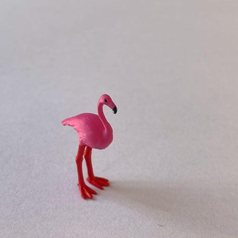 Flamingo Figurine - Etsy