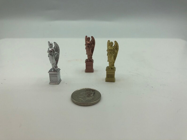 Statue Angel Plinth Statue Miniature, Dollhouse Decor, Diorama ...
