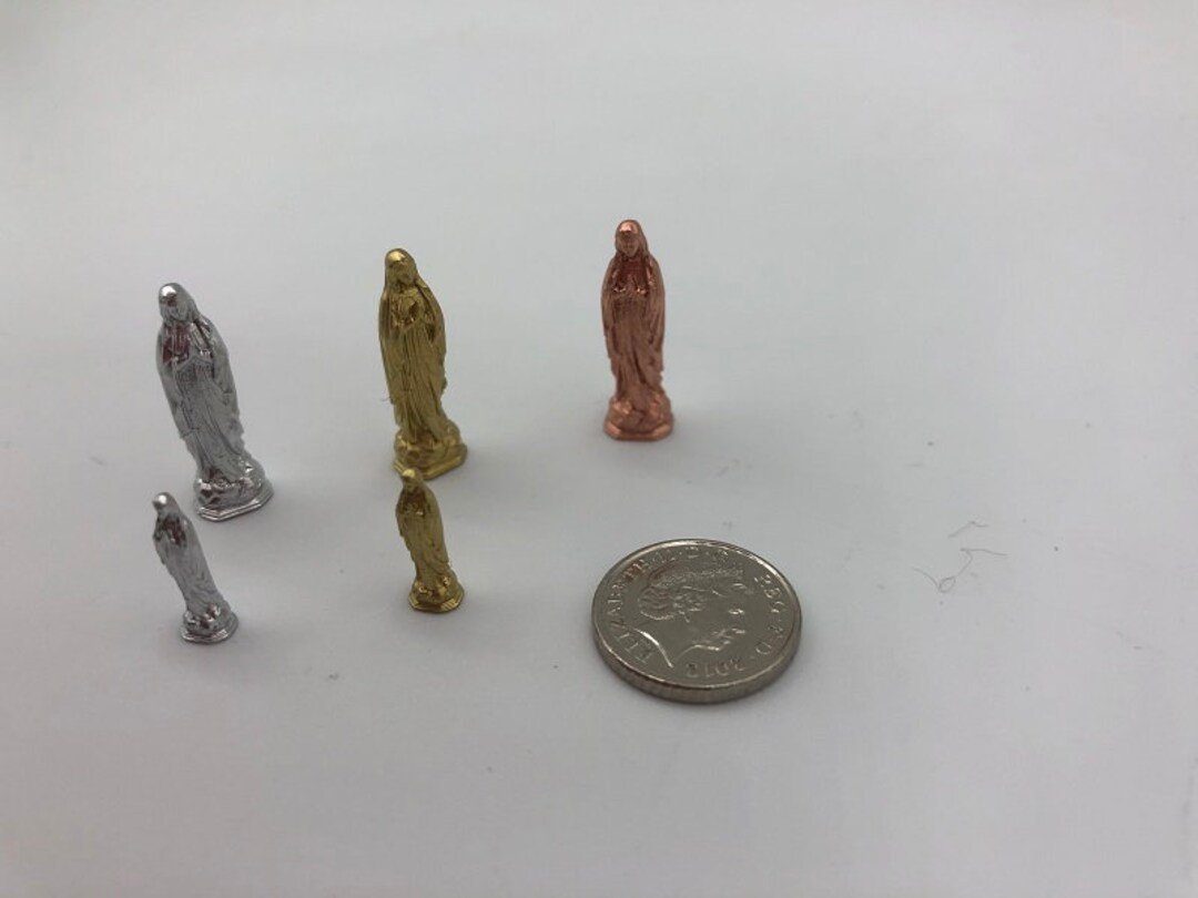 Miniature Virgin Mary Figurine – Small Religious Statue, Catholic ...