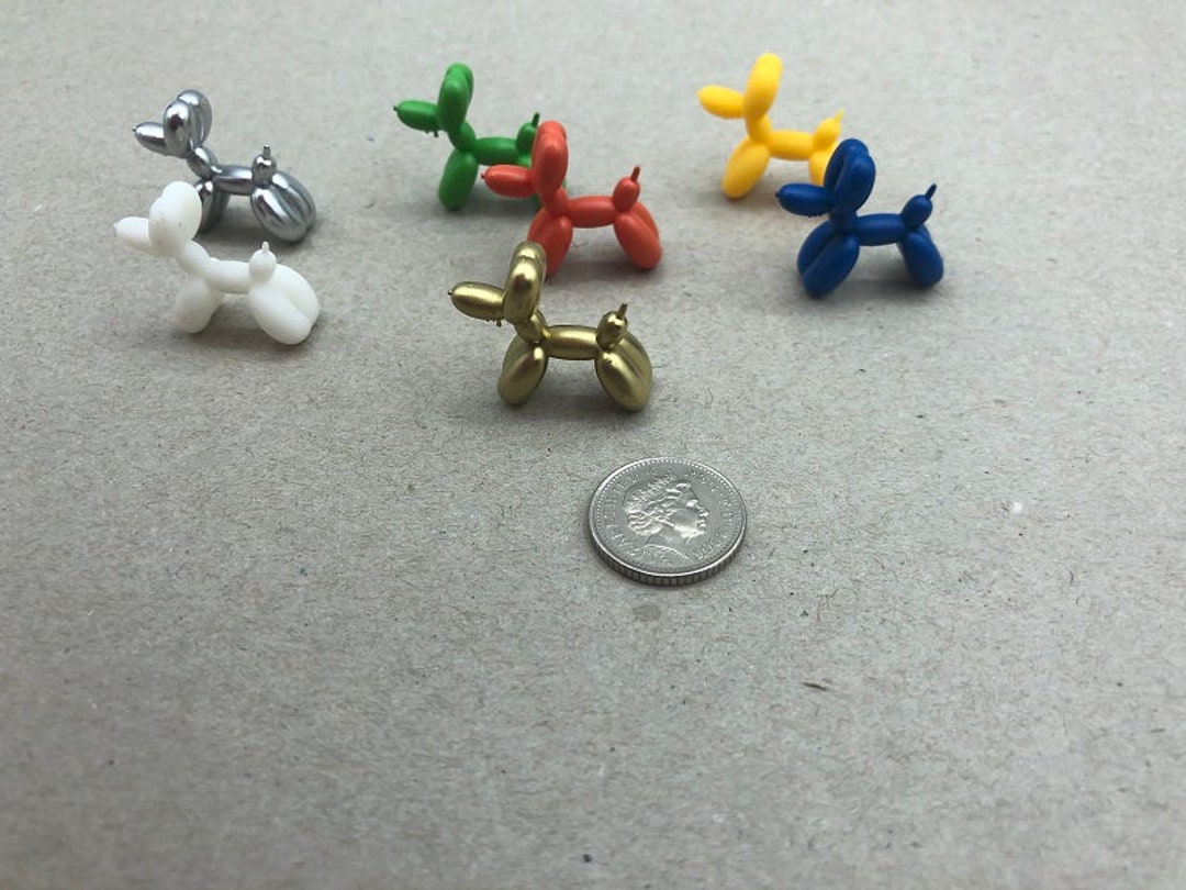 Mini Resin Balloon Dog Figurine: DIY Diorama Charm - Etsy