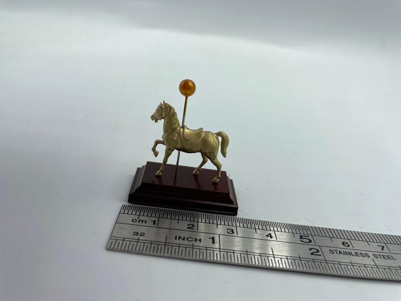 Miniature Carousel Horse Ornament: 3D Printed Figurine, Horse Lover ...