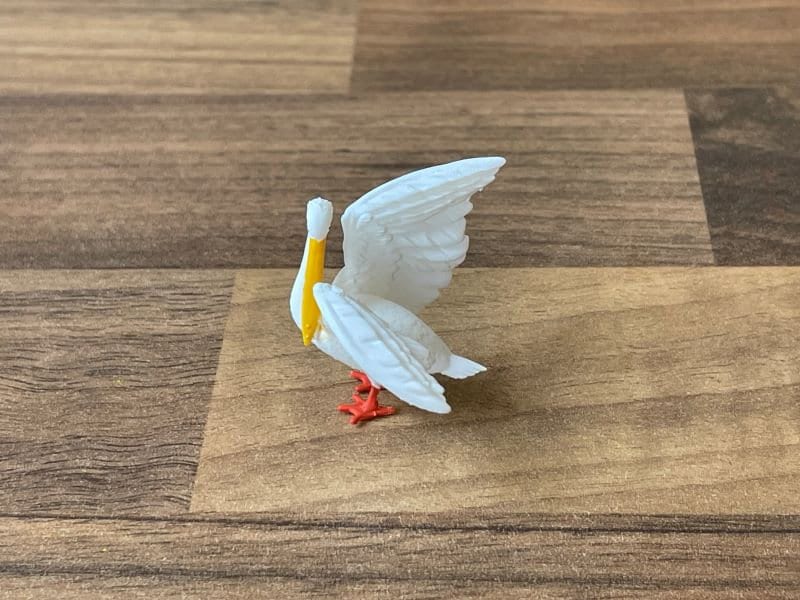 Pelican Miniature, Tiny Animal Figurine, Dollhouse Decor, Diorama ...