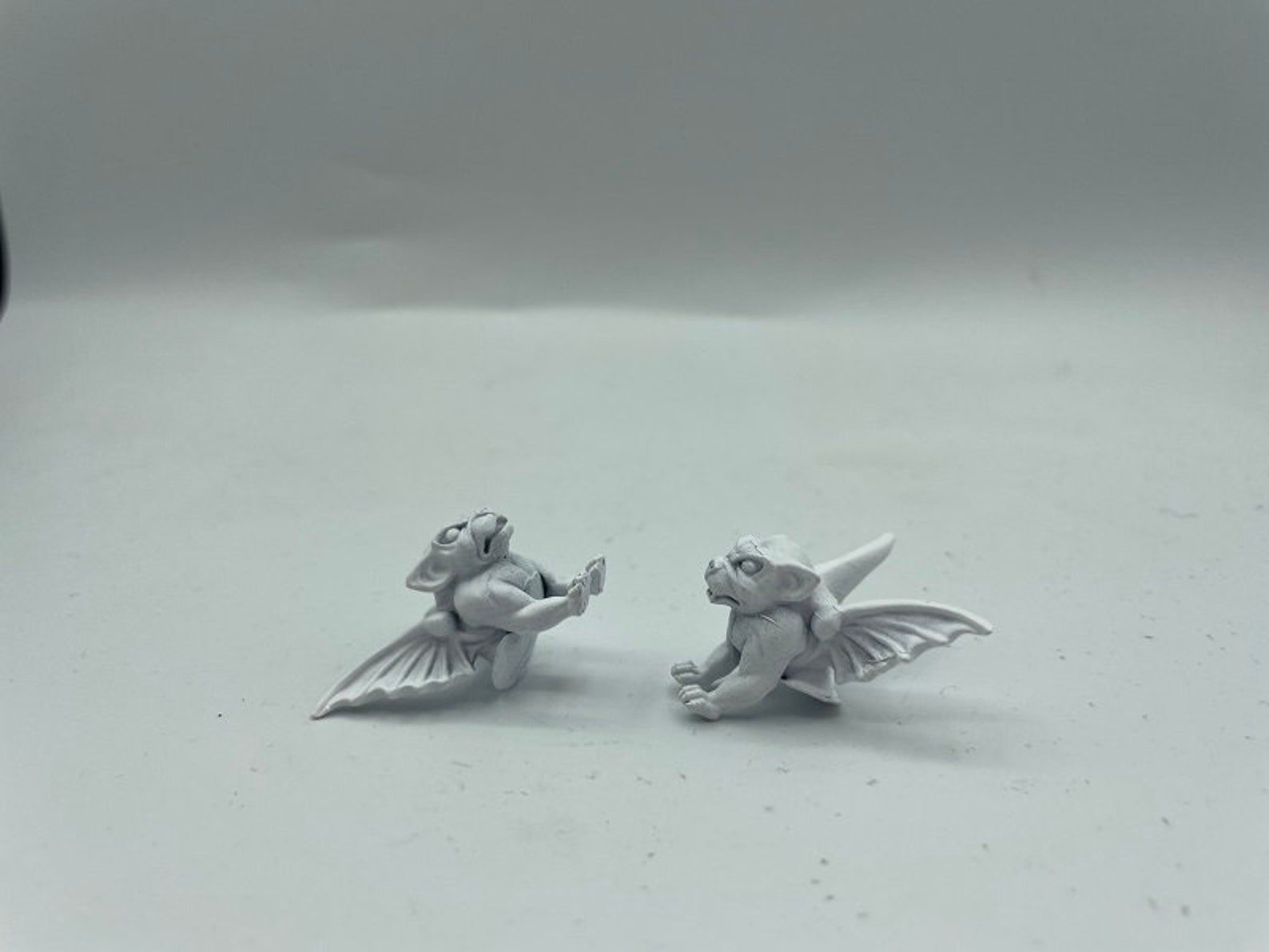 Tiny Miniature Gargoyle Head, Cemetery, Terrarium Decoration, Halloween ...