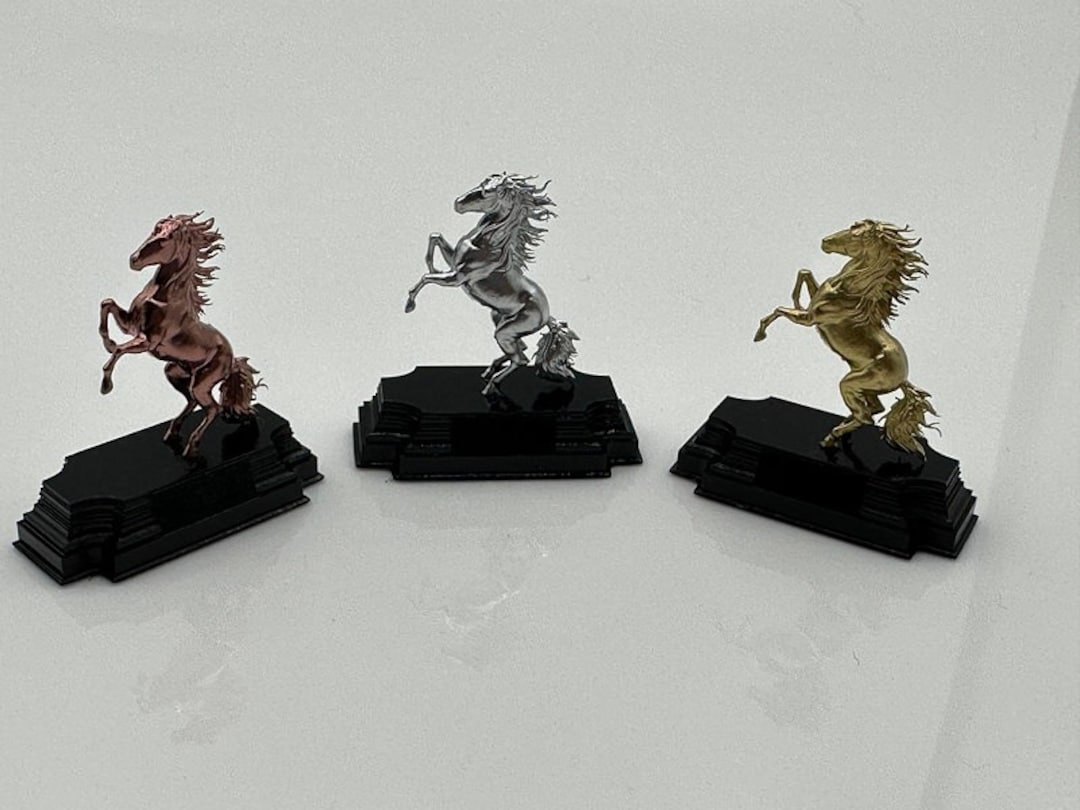 Elegant Miniature Horse Statue, Horse Figurine, Doll House - Etsy