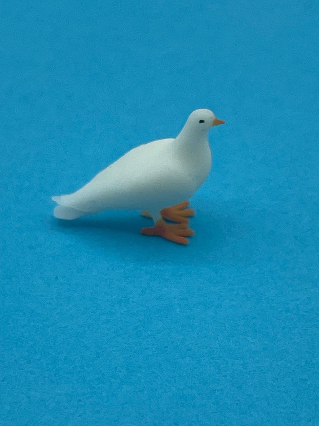 Hand Painted Resin Miniature Dove Figurine: Dollhouse Diorama Decor - Etsy
