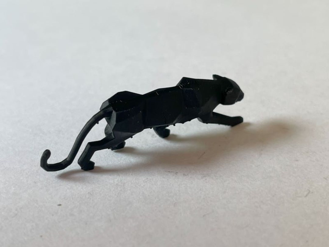Jaguar Miniature, Tiny Animal Figurine, Dollhouse Decor, Diorama ...