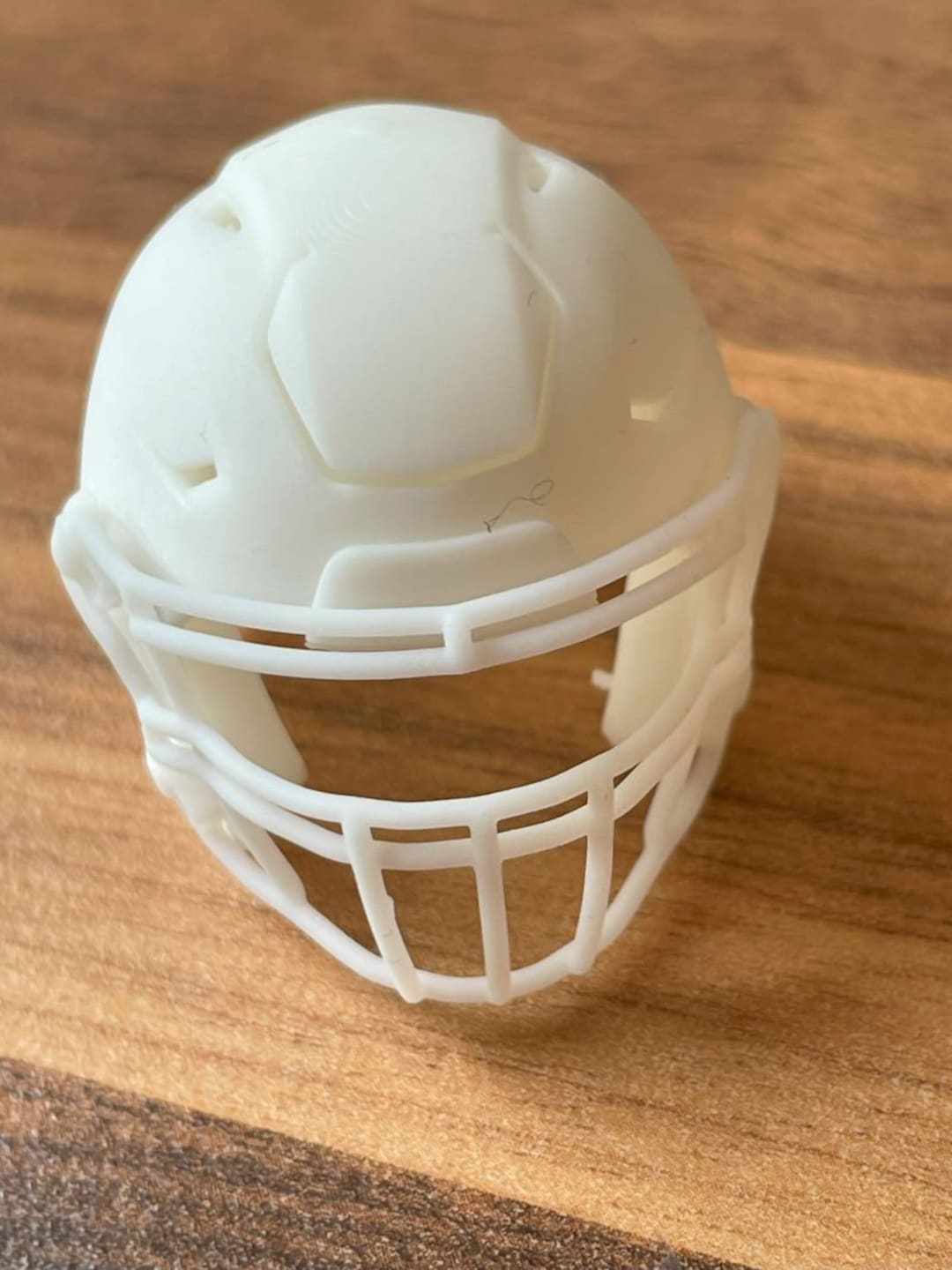 Miniature Football Helmet Unpainted - Etsy