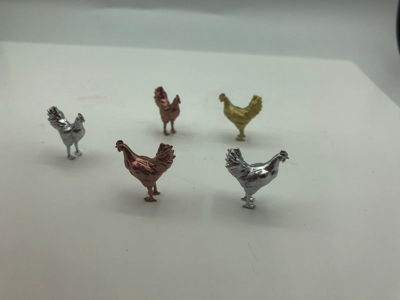 Detailed 1:12 Scale Chickens Figurines | Miniature Farm Animal Decor ...