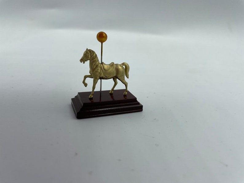Miniature Carousel Horse Ornament: 3D Printed Figurine, Horse Lover ...