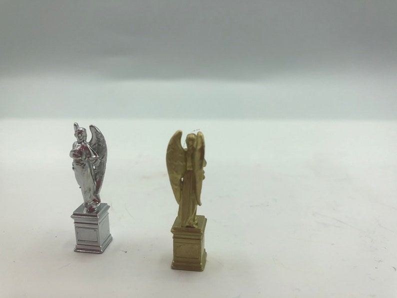 Statue Angel Plinth Statue Miniature, Dollhouse Decor, Diorama ...