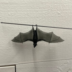 Delightful Hanging Bat Figurine 6cm Wide | Unique Decor | Miniature ...