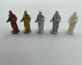 Vintage Sacred Heart of Jesus Mini Statue Small Hand-crafted Christian ...