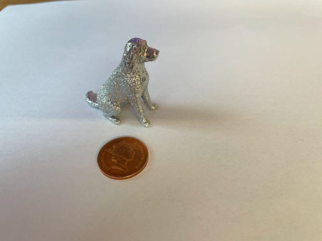 Hand-painted Resin Labradoodle Miniature Figurine: Dog Keepsake - Etsy