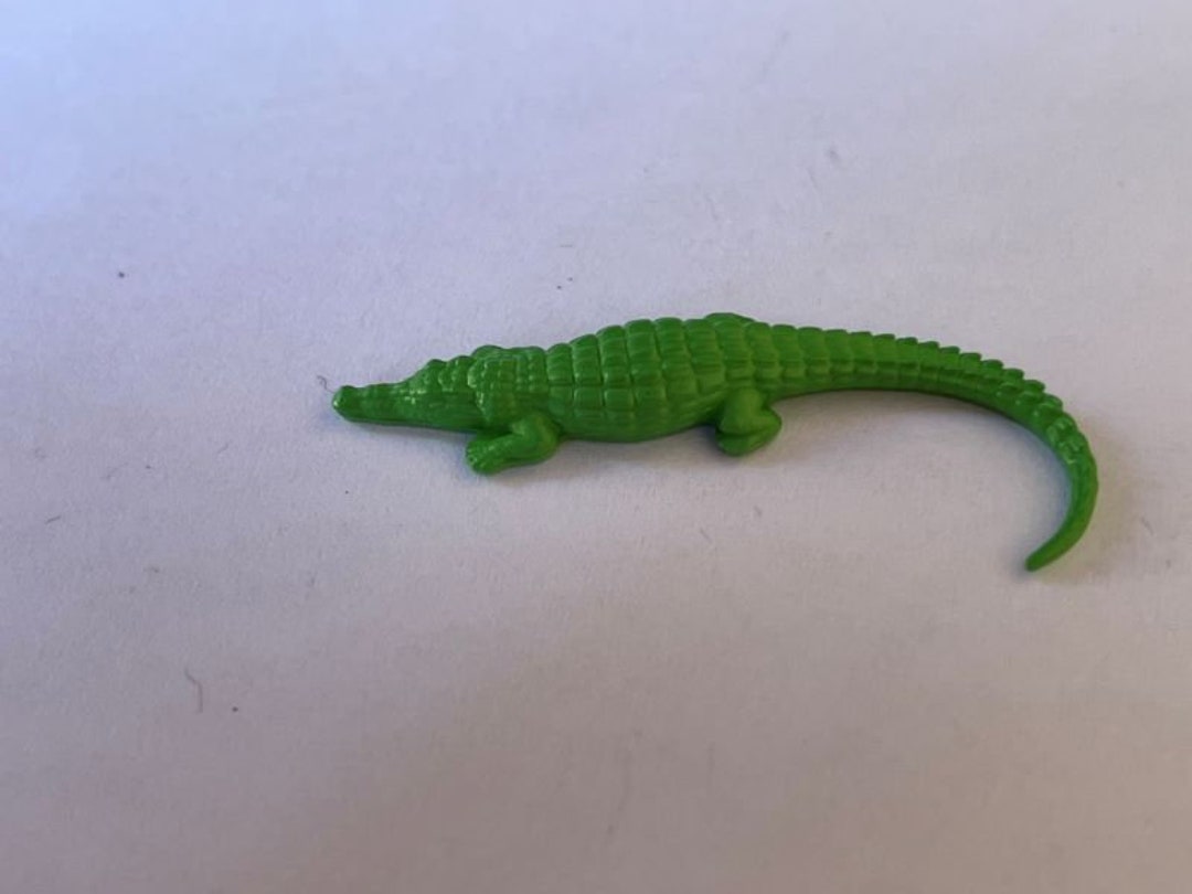 Little Crocodile Miniature, Tiny Animal Figurine, Tiny Crocodile ...
