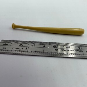 Miniature Baseball, Bat and Glove for Dollhouse Sports Decor ...