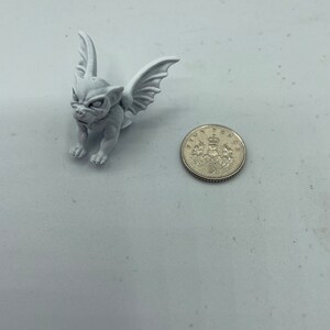 Tiny Miniature Gargoyle Head, Cemetery, Terrarium Decoration, Halloween ...