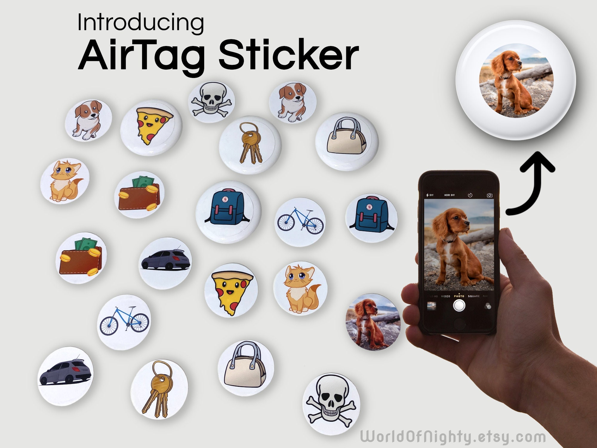 Airtag Sticker Skins Different Designs Your Photo as - Etsy