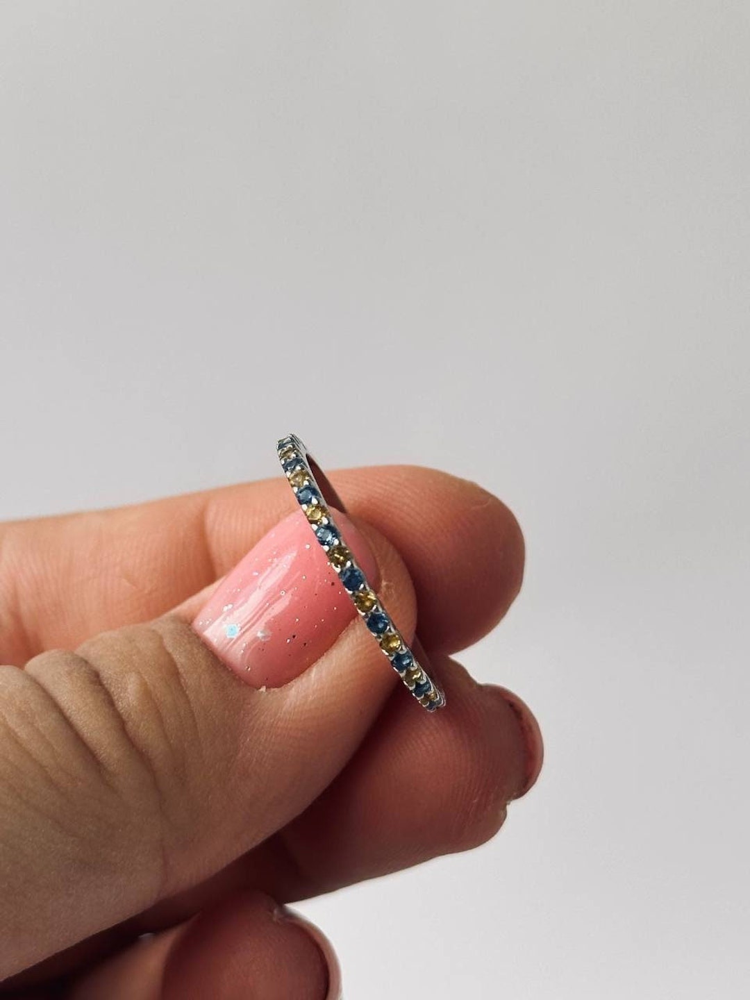 Ukraine Ring, Blue Yellow Ring Silver Ukrainian Flag Ring Map of ...