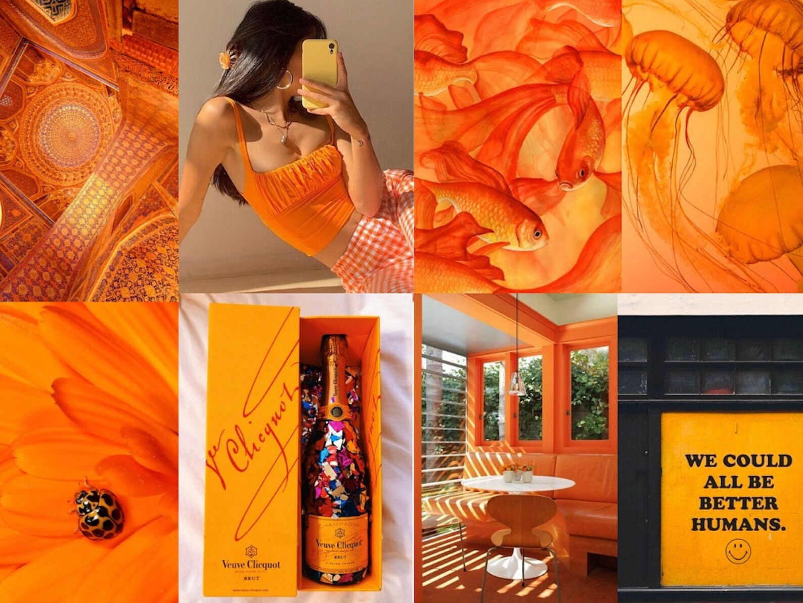 Orange Photo Wall Download. 8x10 or 4x6. High Quality Download Picture ...
