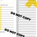 Daily Planner: Printable Digital Download Weekly Planner. 7 Day Planner ...