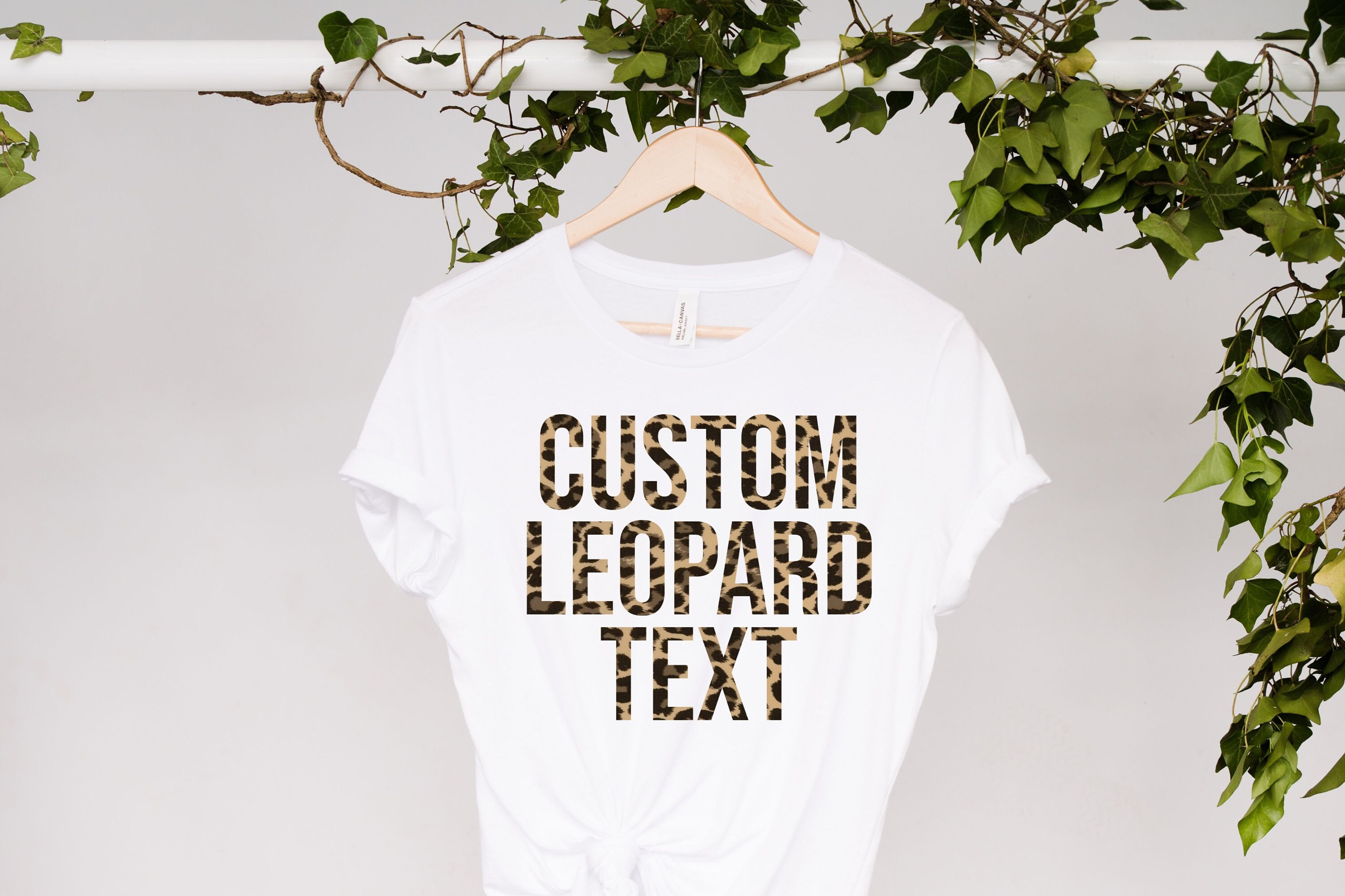 Custom Text Leopard Shirt Leopard Print Shirt Animal Print - Etsy