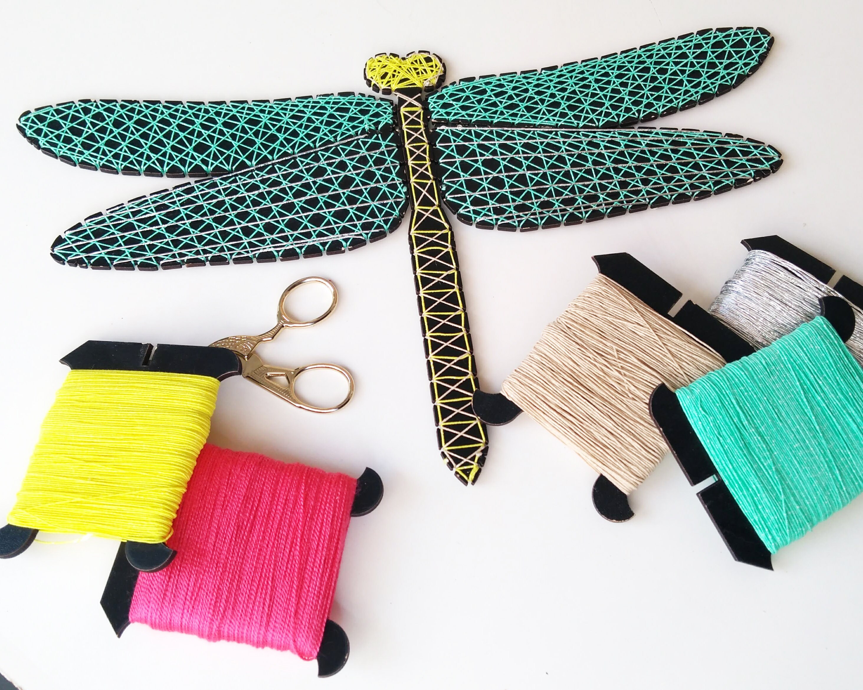 DRAGONFLY String Art Kit for Beginners-free SHIPPING - Etsy