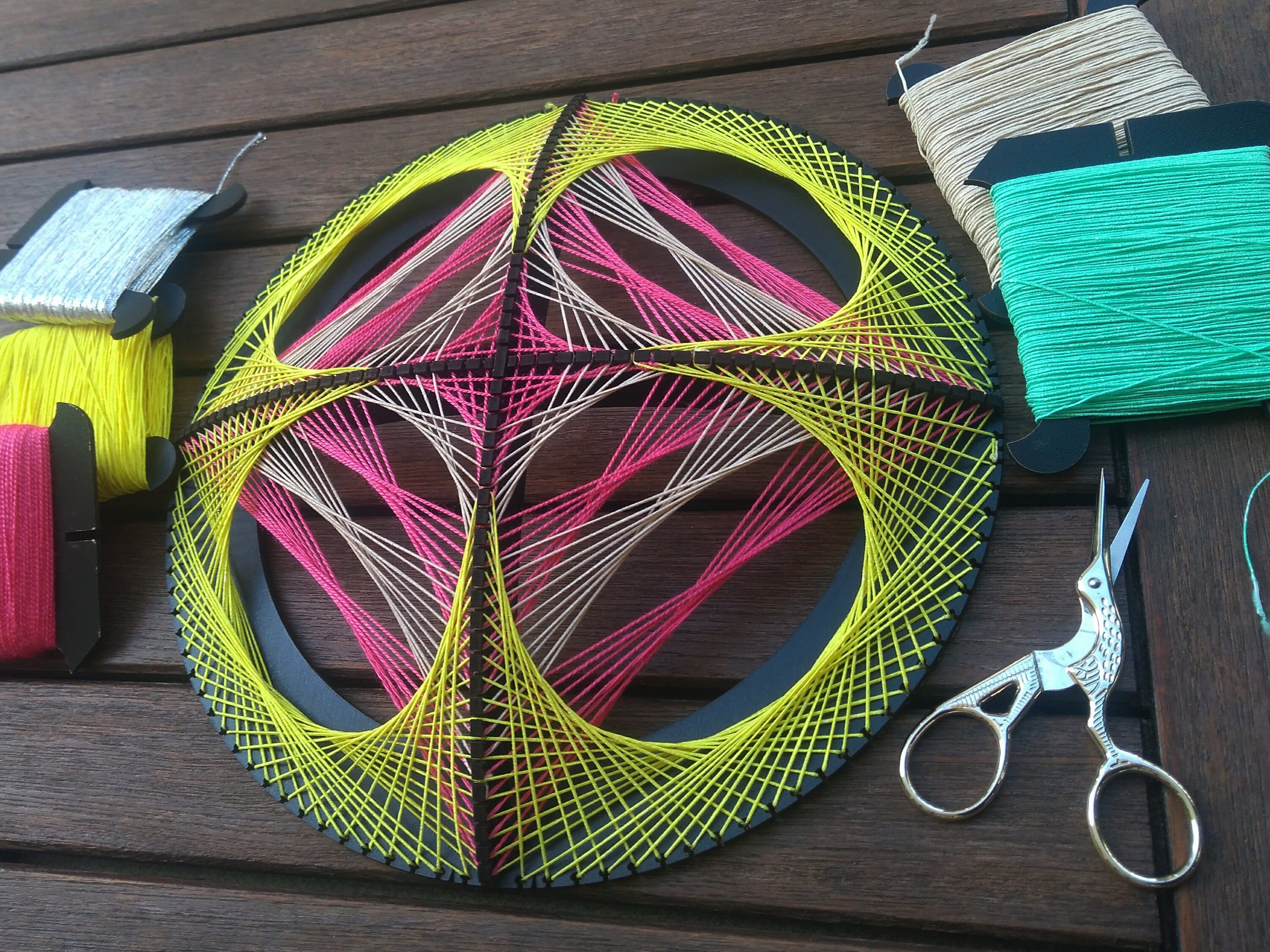 3d Geometric String Art Kit 3D Circle - Etsy UK