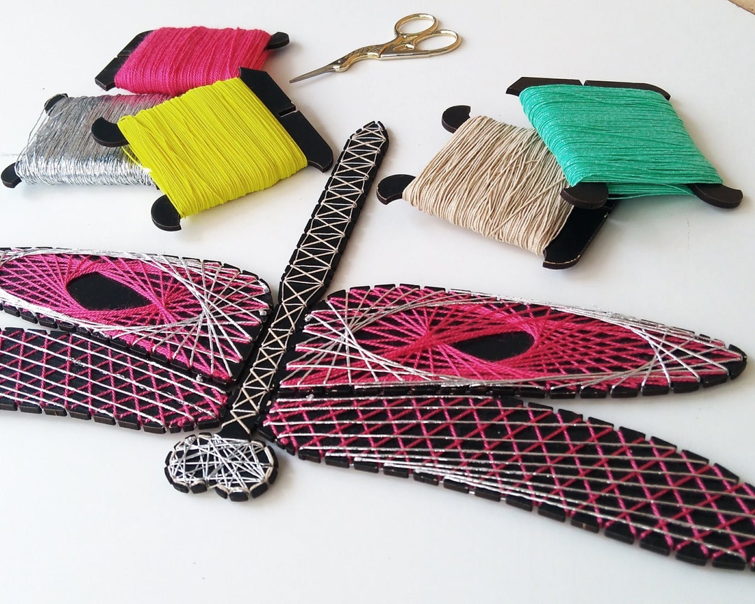 DRAGONFLY String Art Kit for Beginners-free SHIPPING - Etsy