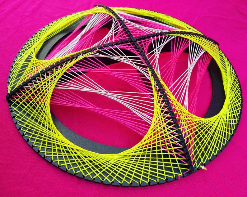 3d Geometric String Art Kit 3D Circle FREE SHIPPING | Etsy