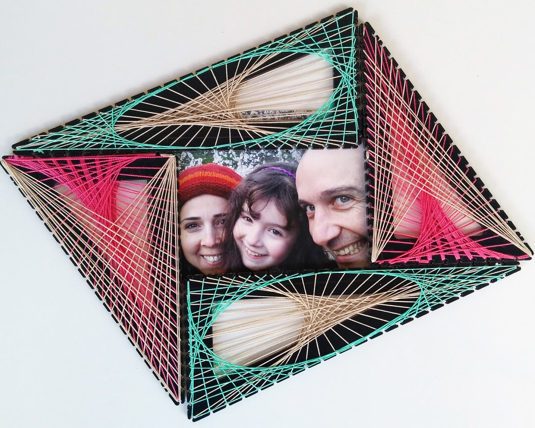 Photo Frame Thread Art Kit 4-pcs Panel - Etsy